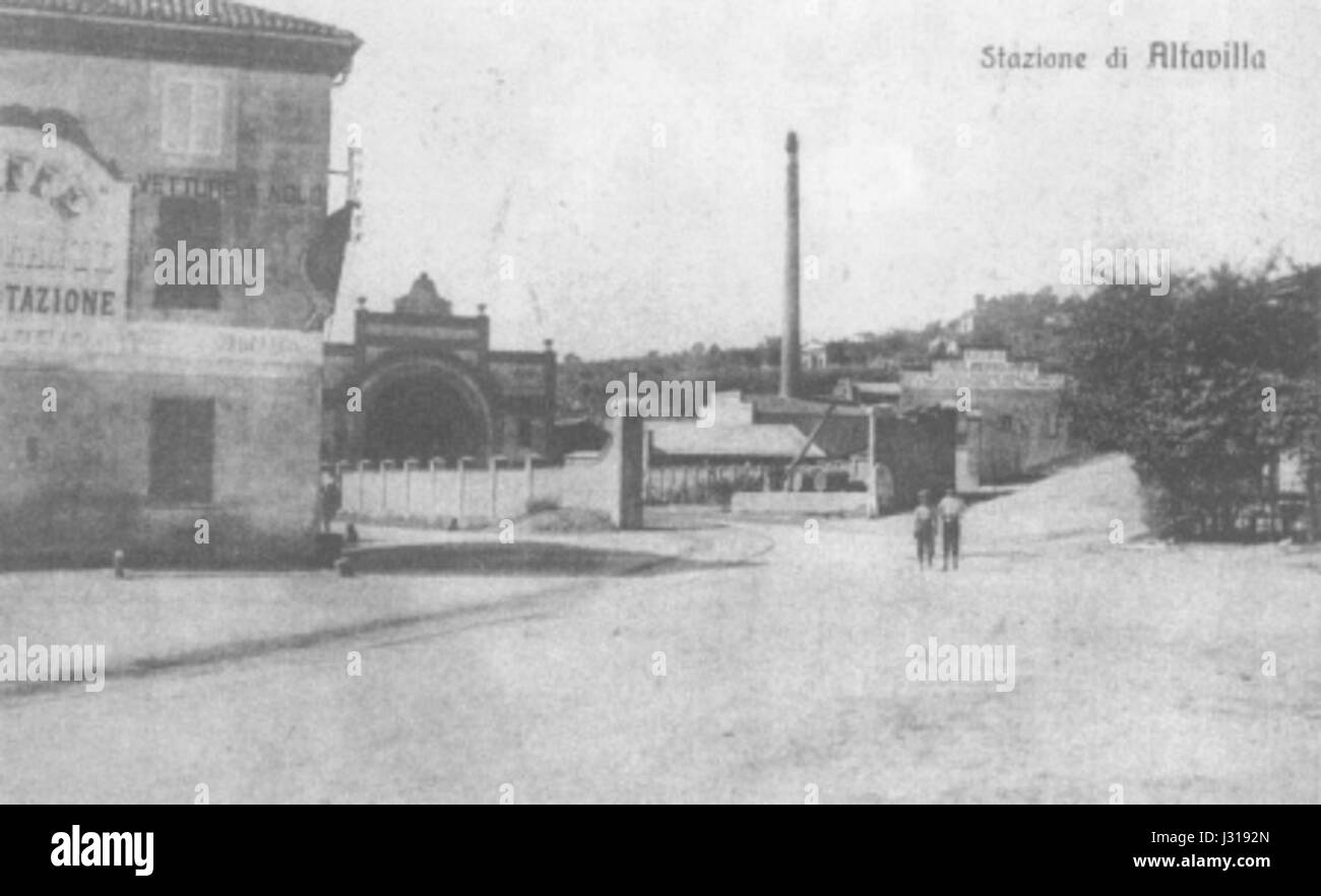 Altavilla Monferrato tramway station Stock Photo - Alamy