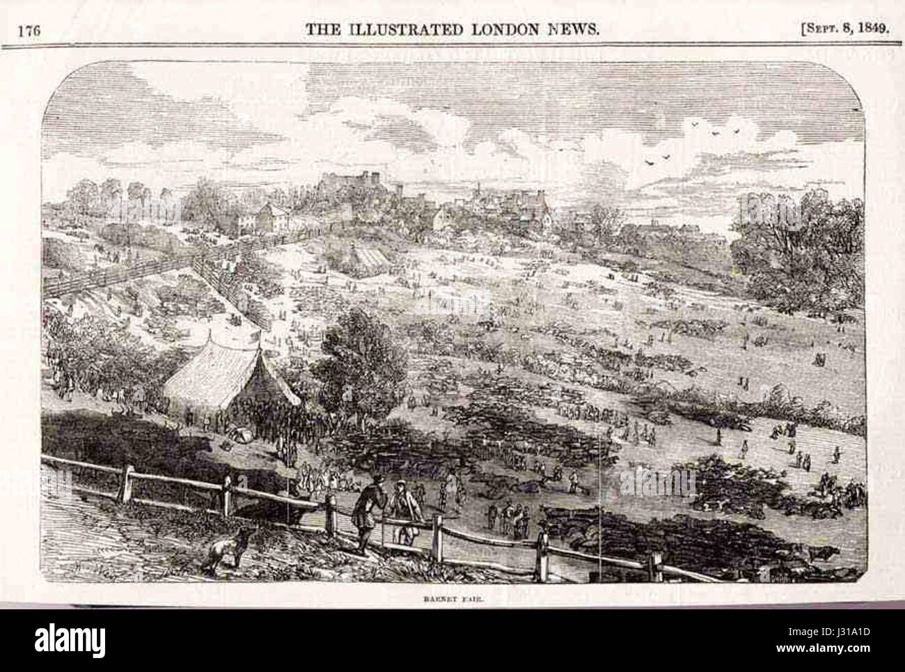 Barnet Fair, held in 1849, was a significant event in Barnet, England ...