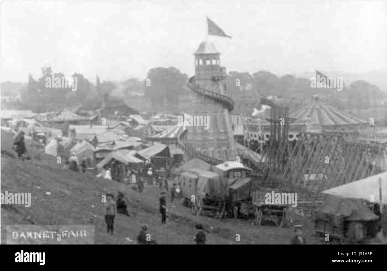 Barnet fair attractions Stock Photo - Alamy