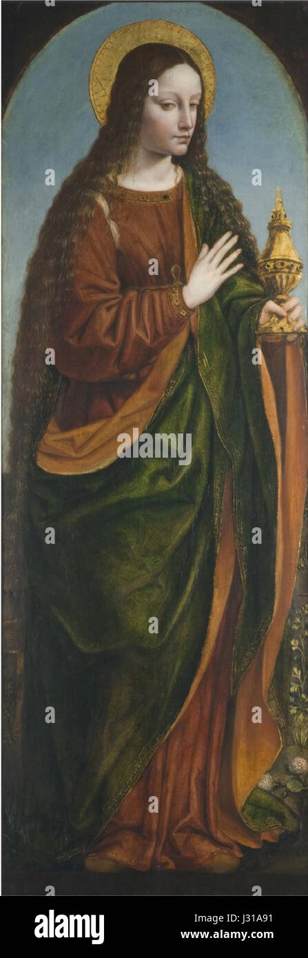 This painting by Italian Renaissance artist Bergognone depicts Saint ...