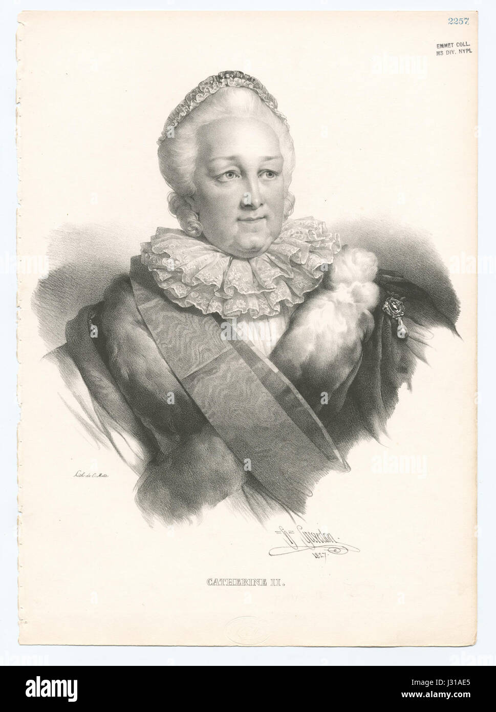 Catherines patronage of the arts hi-res stock photography and images ...