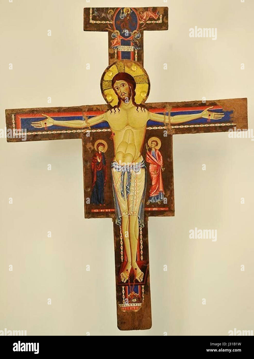 The 'Crucifix' by Alberto Sotio, created in 1187, is an important ...