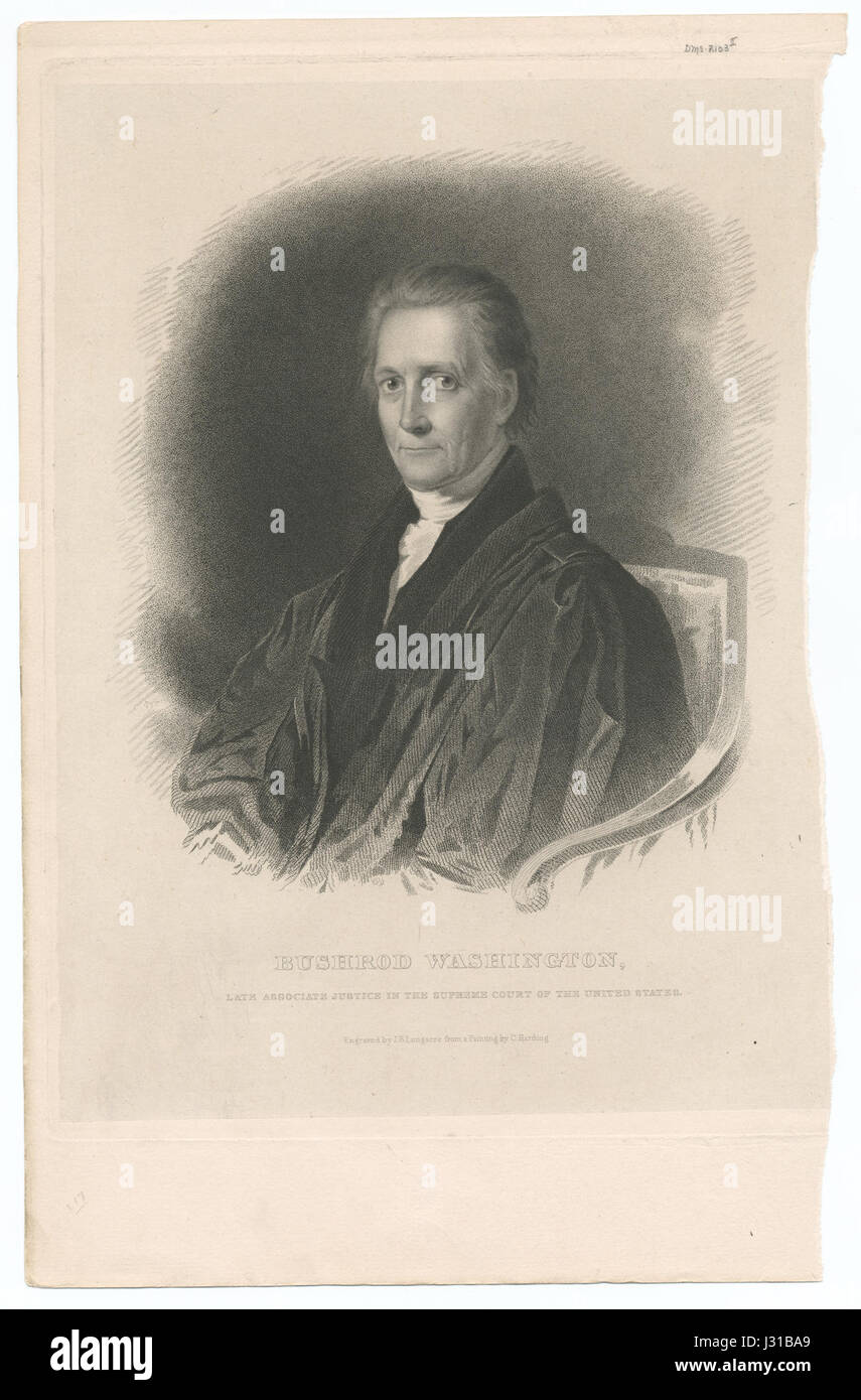 Bushrod Washington served as an Associate Justice on the U.S. Supreme ...