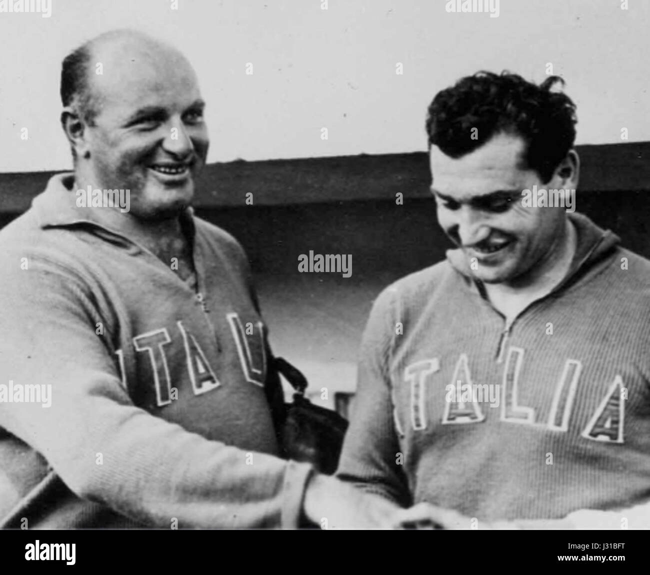 Giuseppe Tosi and Adolfo Consolini Stock Photo - Alamy