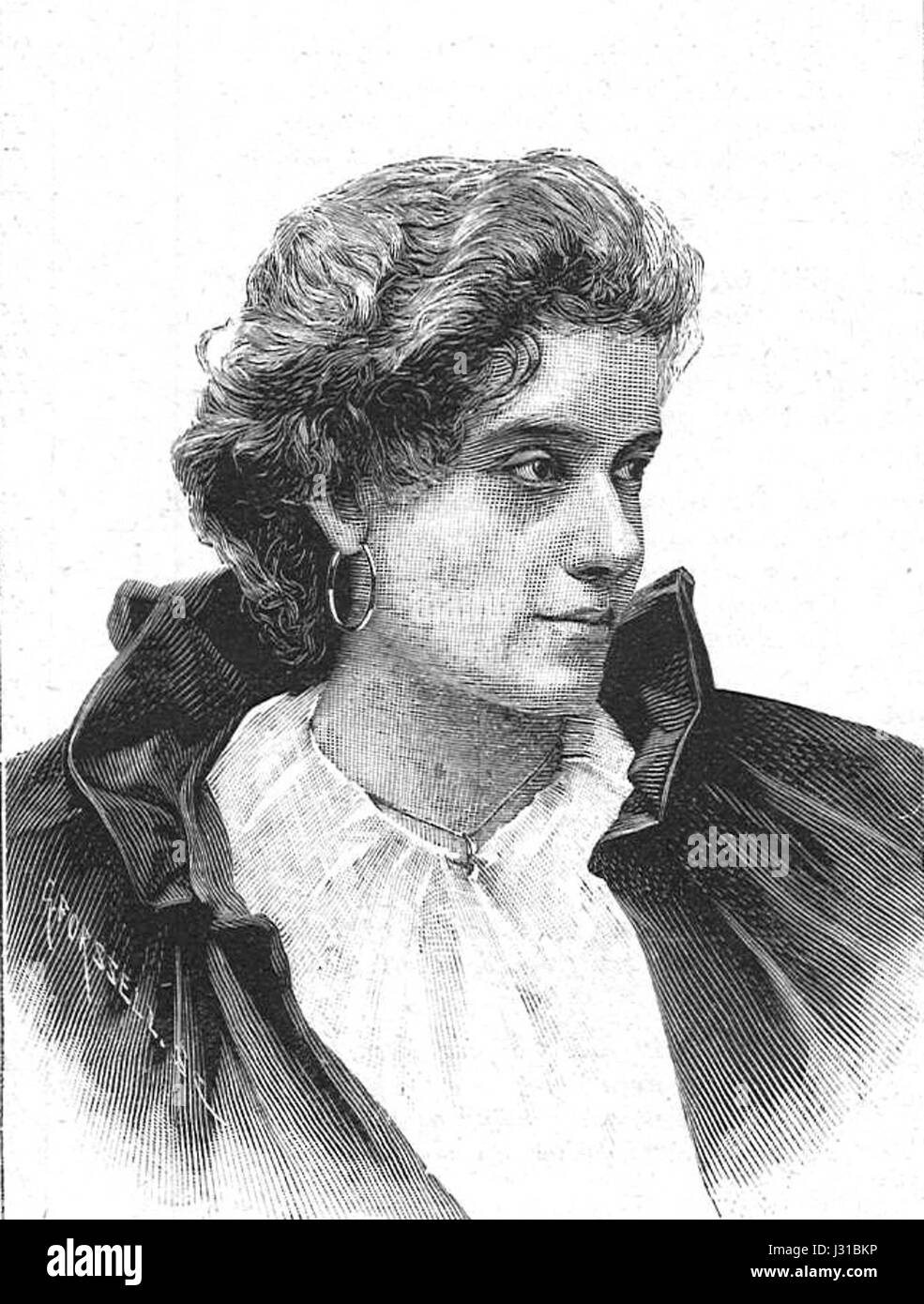 Ada Negri Idun 1895, nr 12 Stock Photo - Alamy