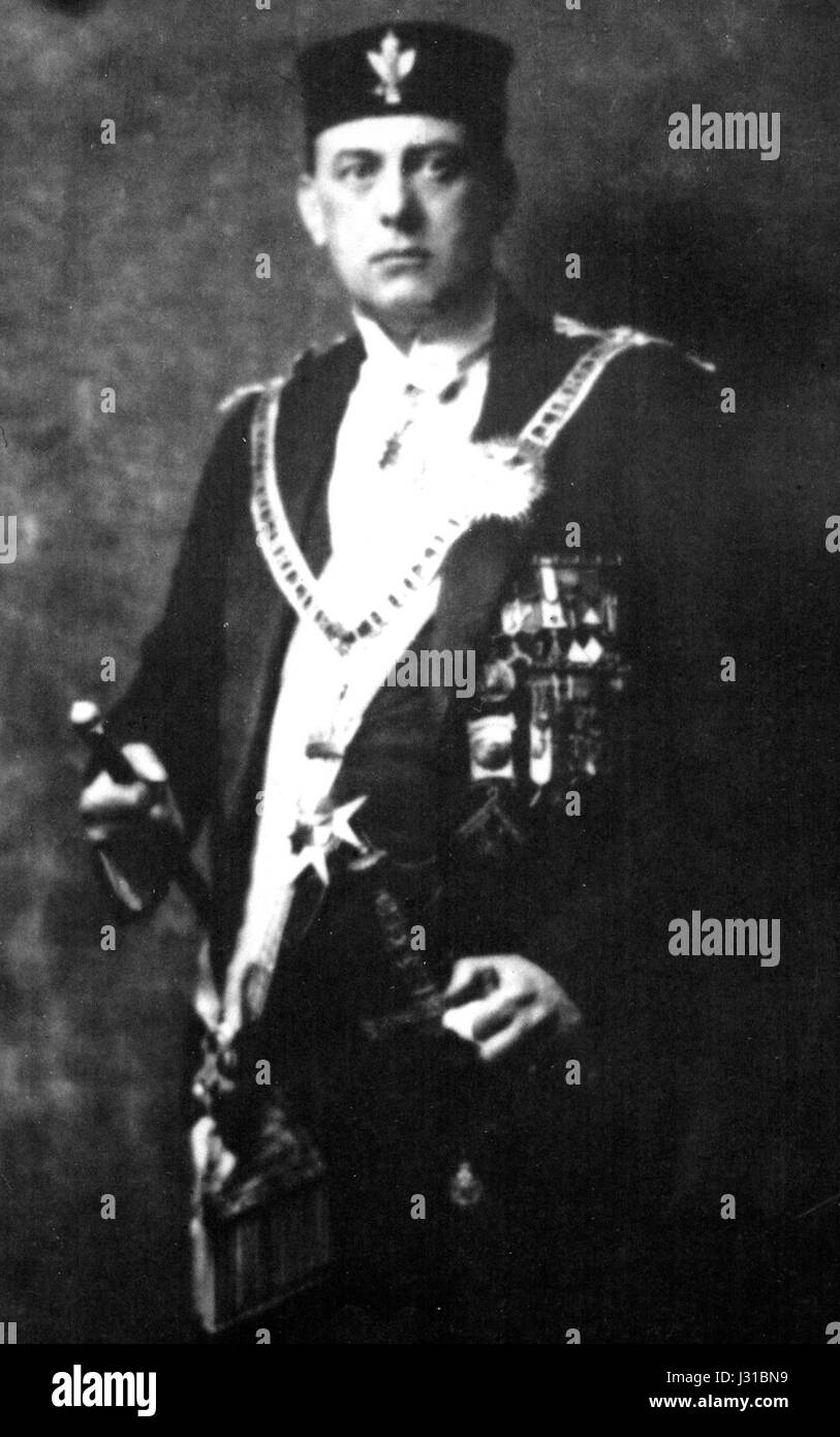 Aleister Crowley, an influential figure in occultism and mysticism ...