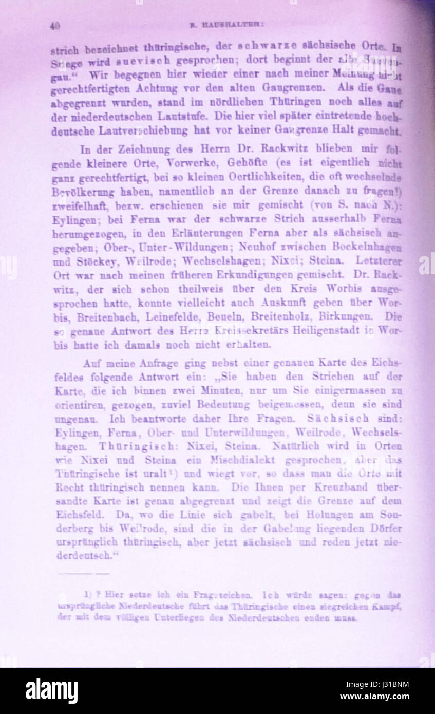 A detailed study of language borders, focusing on the linguistic ...