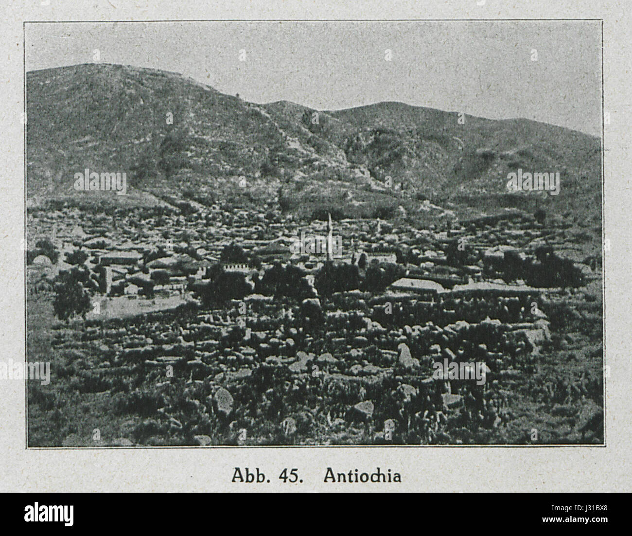 A historical map or publication depicting Antiochia, created by Ewald ...