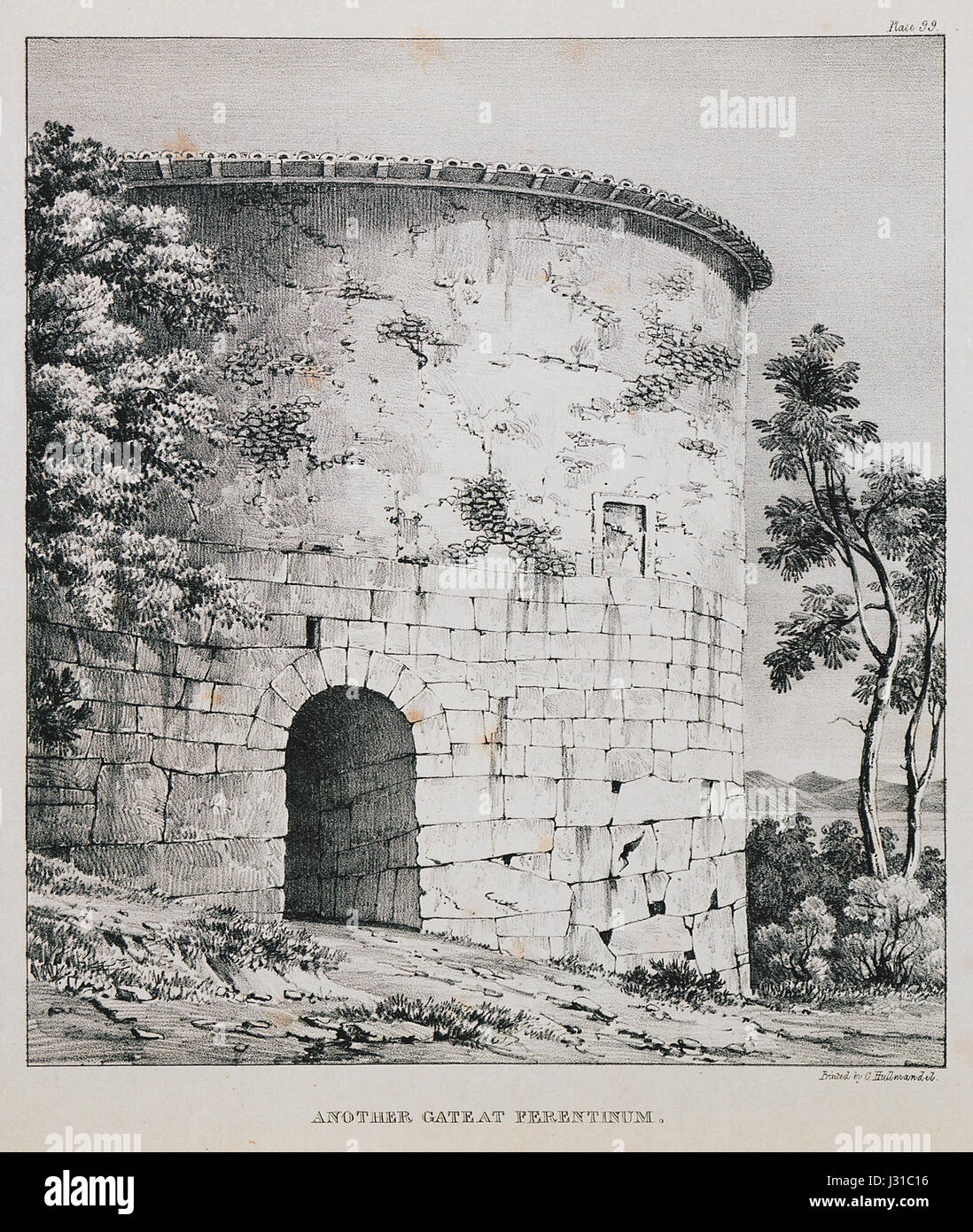 Ancient roman gates hi-res stock photography and images - Alamy