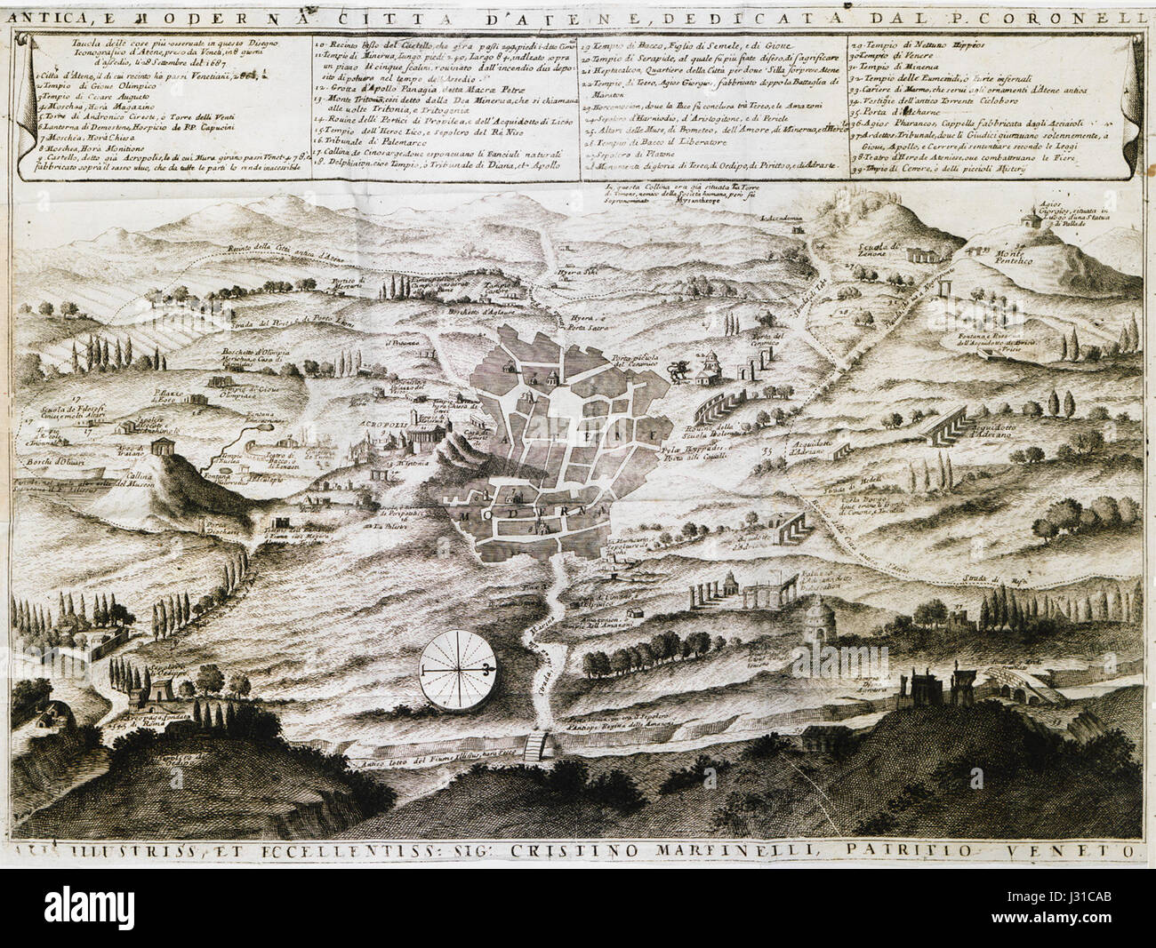 This is a historical map by Vincenzo Maria Coronelli, created in 1708 ...