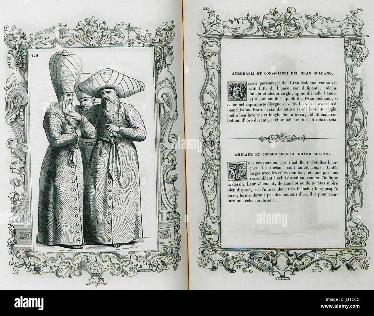 This work, by Cesare Vecellio, depicts the admirals and counselors of ...