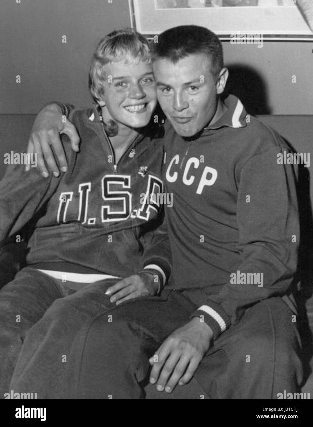This photograph features Doris Fuchs and Boris Nikonorov, notable ...