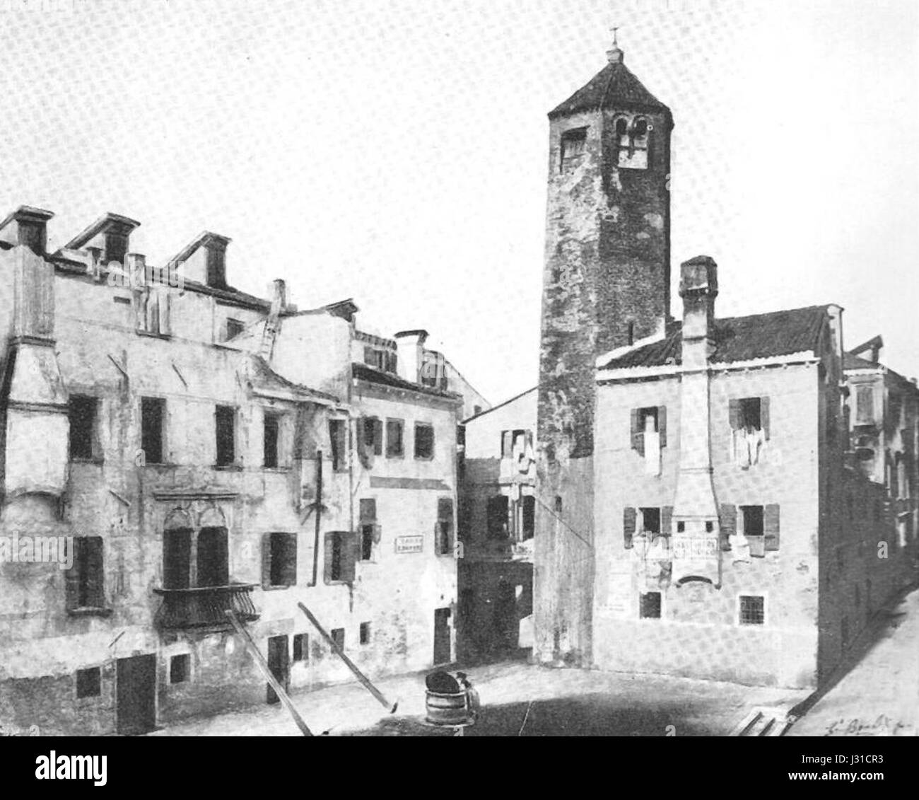 Campanile tower in san Black and White Stock Photos & Images - Alamy