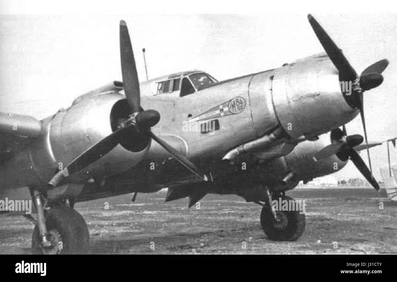 Savoia-Marchetti SM.84 03 Stock Photo - Alamy