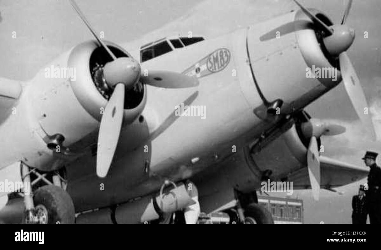 The Savoia-Marchetti SM.83 is an Italian twin-engine transport aircraft ...