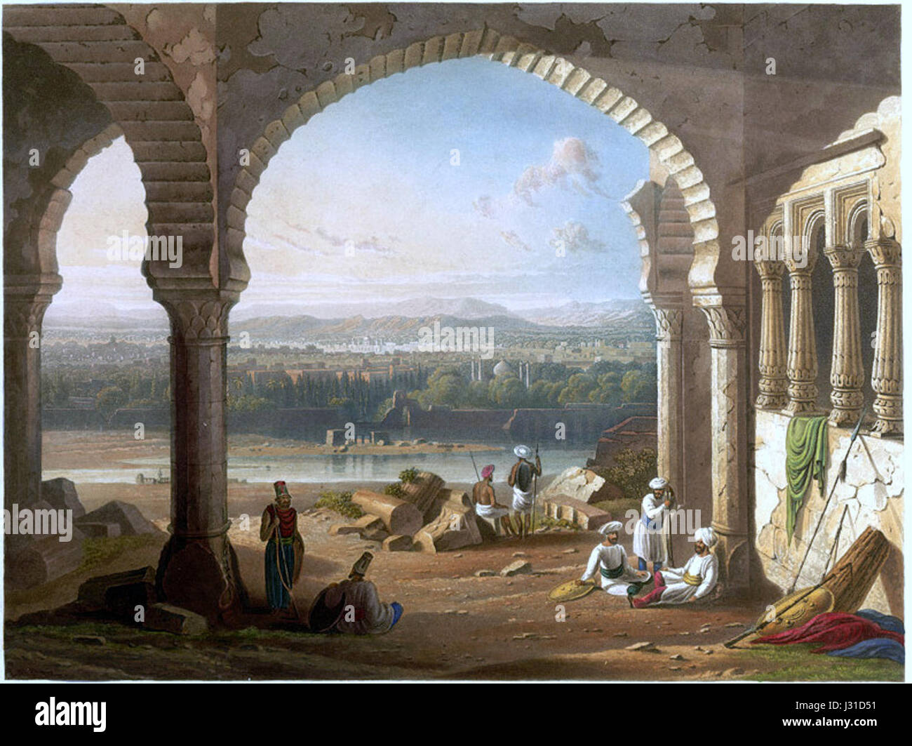 Mughal royal palace hi-res stock photography and images - Alamy