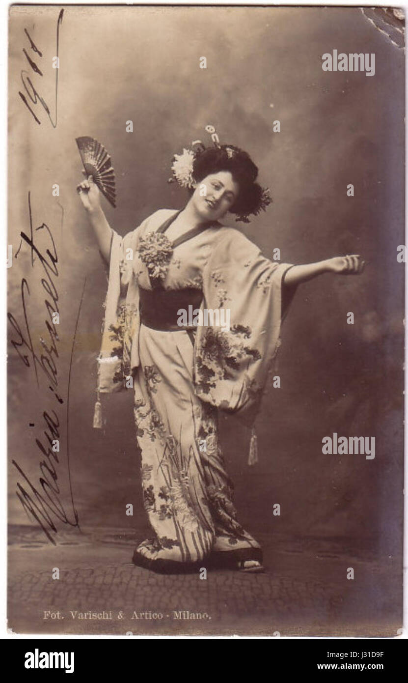 Italian opera singer maria hi-res stock photography and images - Alamy