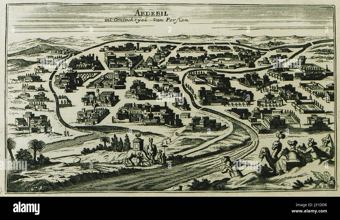 Ardebil map hi-res stock photography and images - Alamy