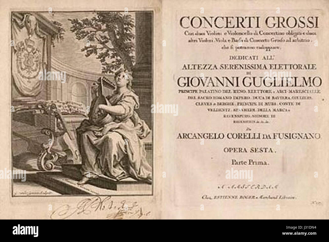 Arcangelo Corelli's 'Opera Sesta' refers to a musical composition, part ...