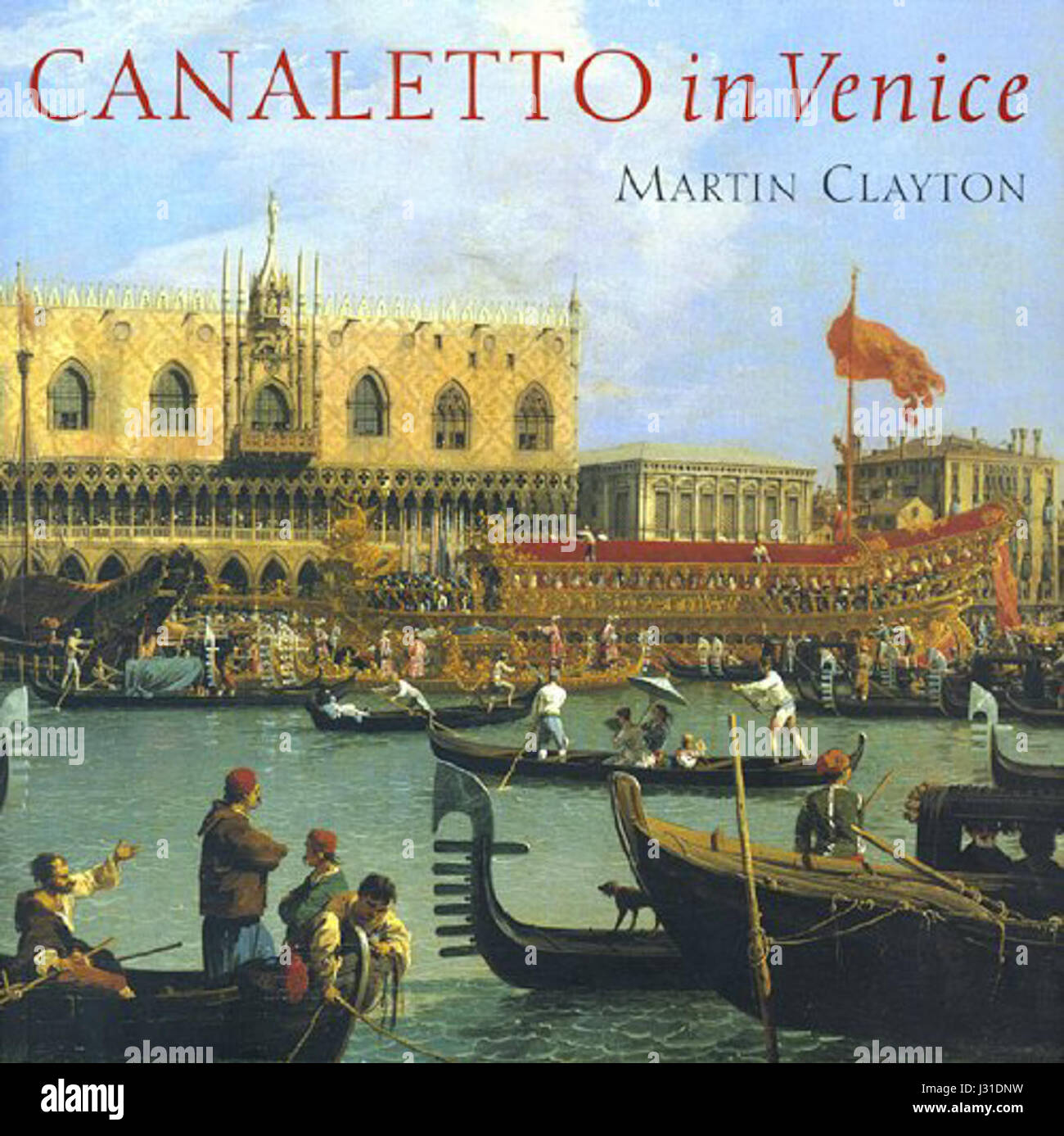 Canaletto in Venice book cover Stock Photo - Alamy