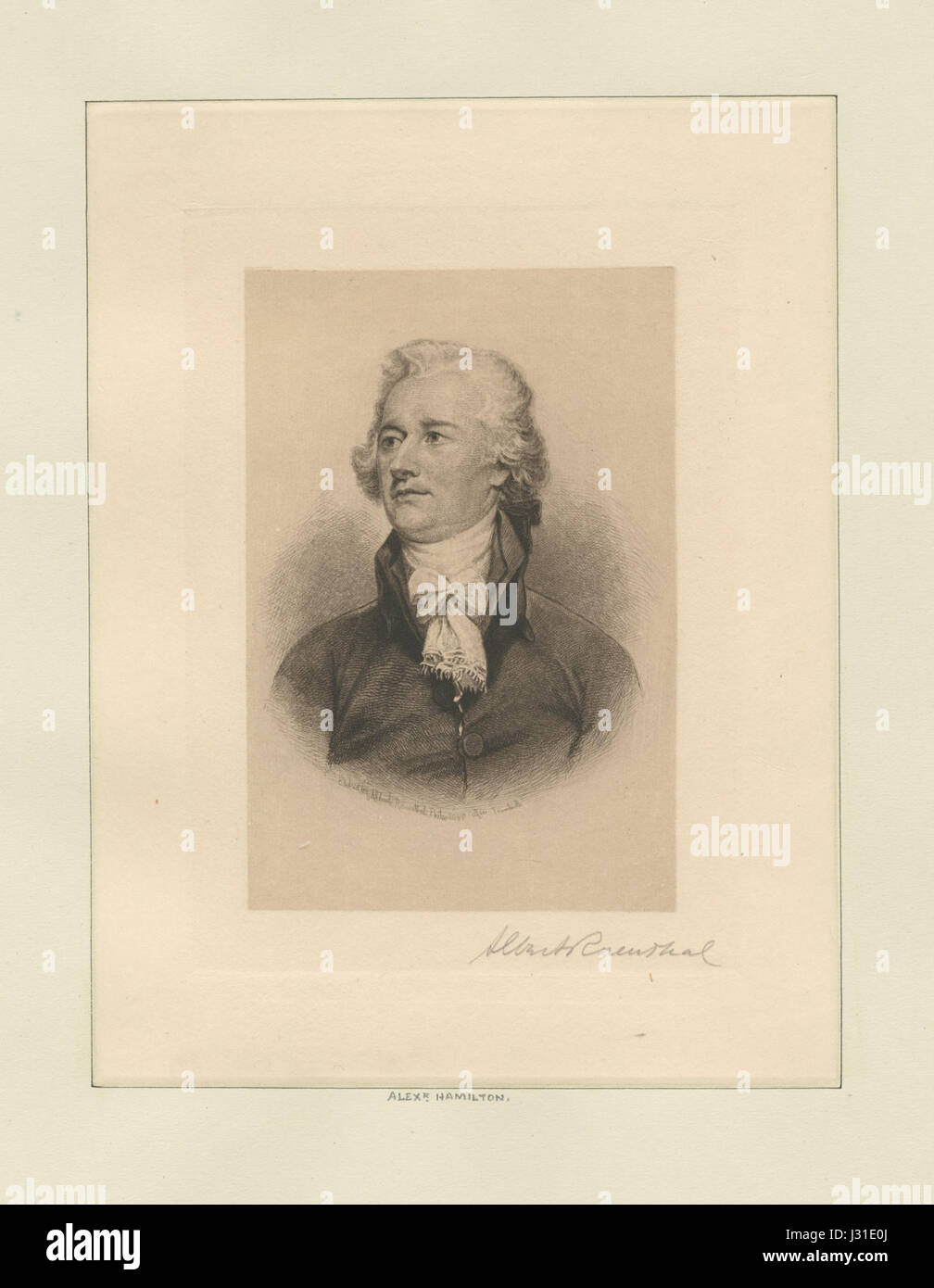 Alexander hamilton's portrait hi-res stock photography and images - Alamy