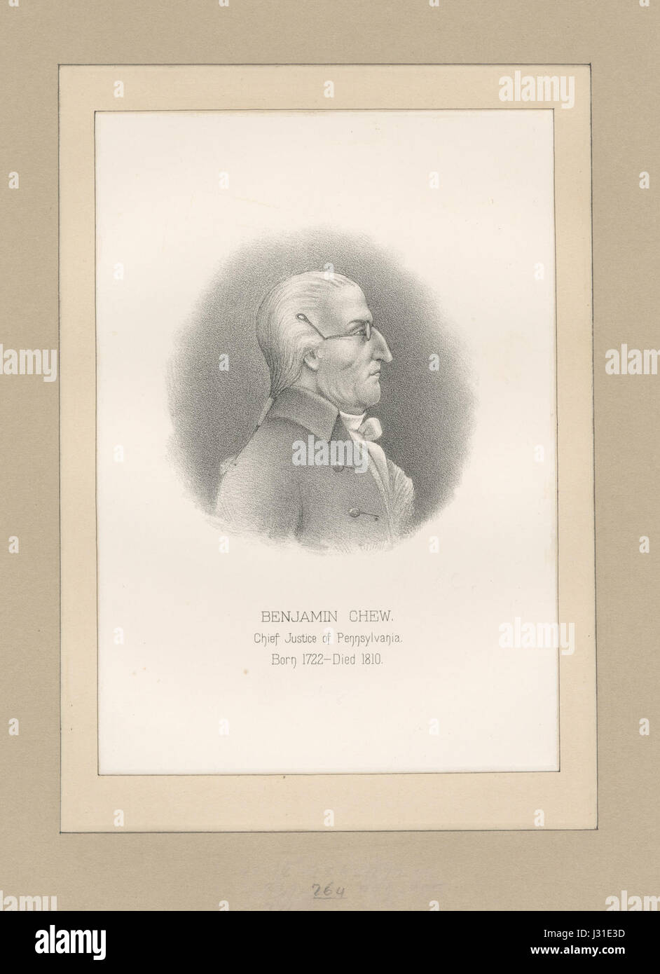 Benjamin Chew served as Chief Justice of Pennsylvania during the ...