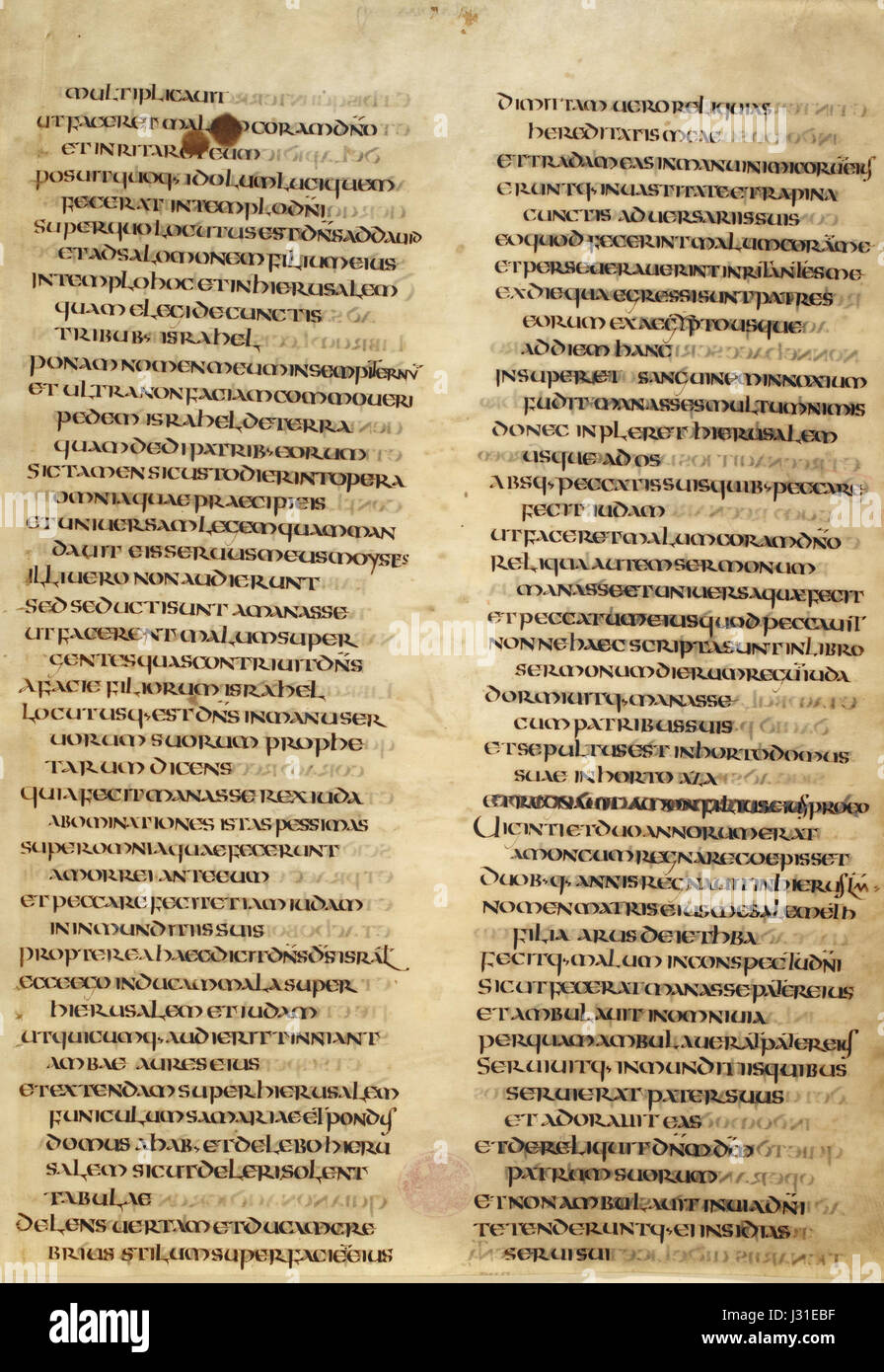 The Ceolfrid Bible, an important medieval manuscript, includes folio ...