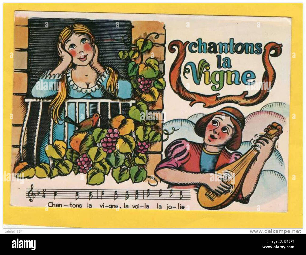 Chantons la vigne Stock Photo - Alamy