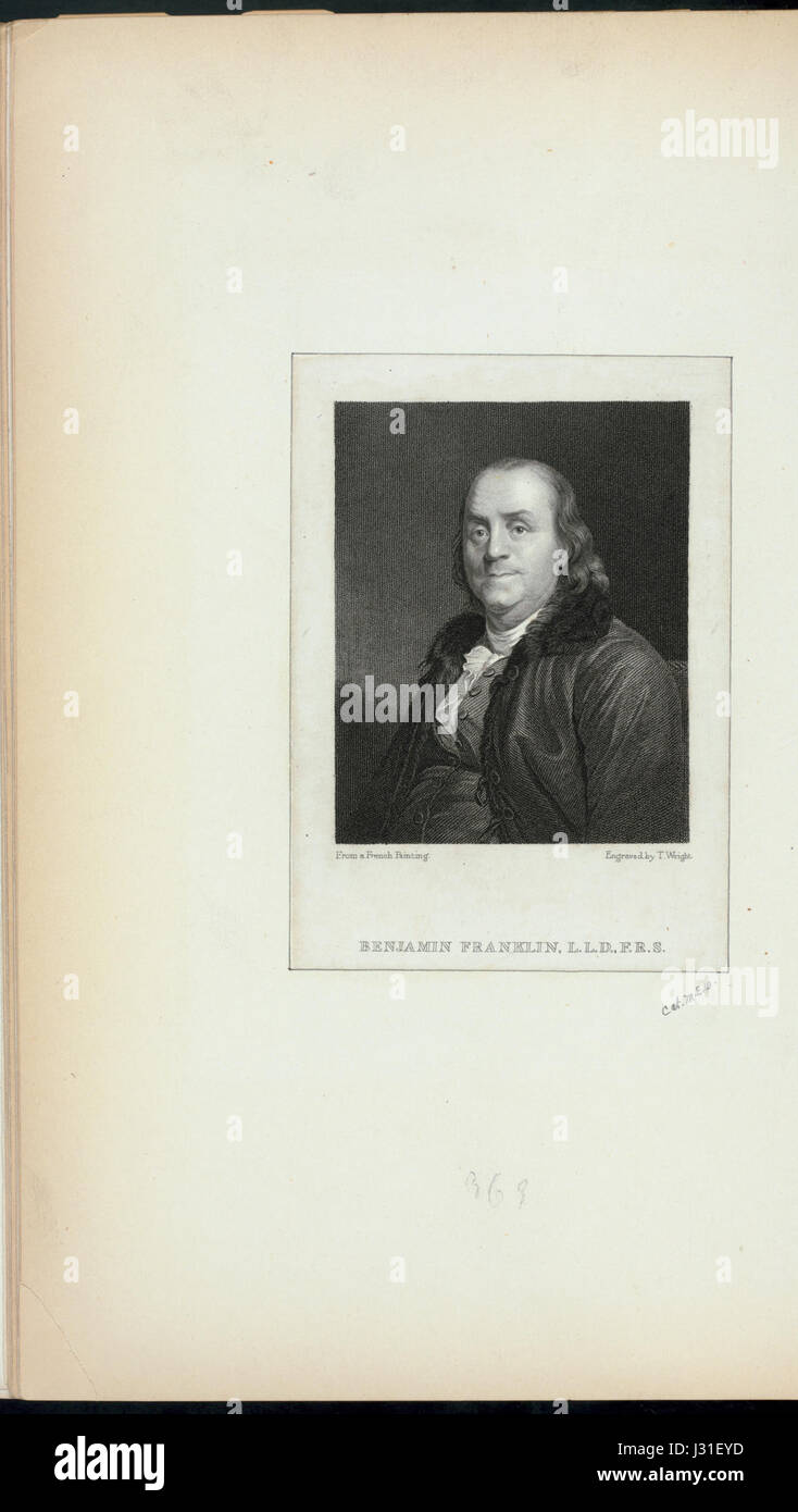 This image depicts Benjamin Franklin, an American polymath and Founding ...
