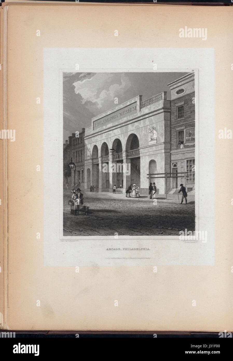 The Arcade in Philadelphia, a prominent historical site, represents a ...