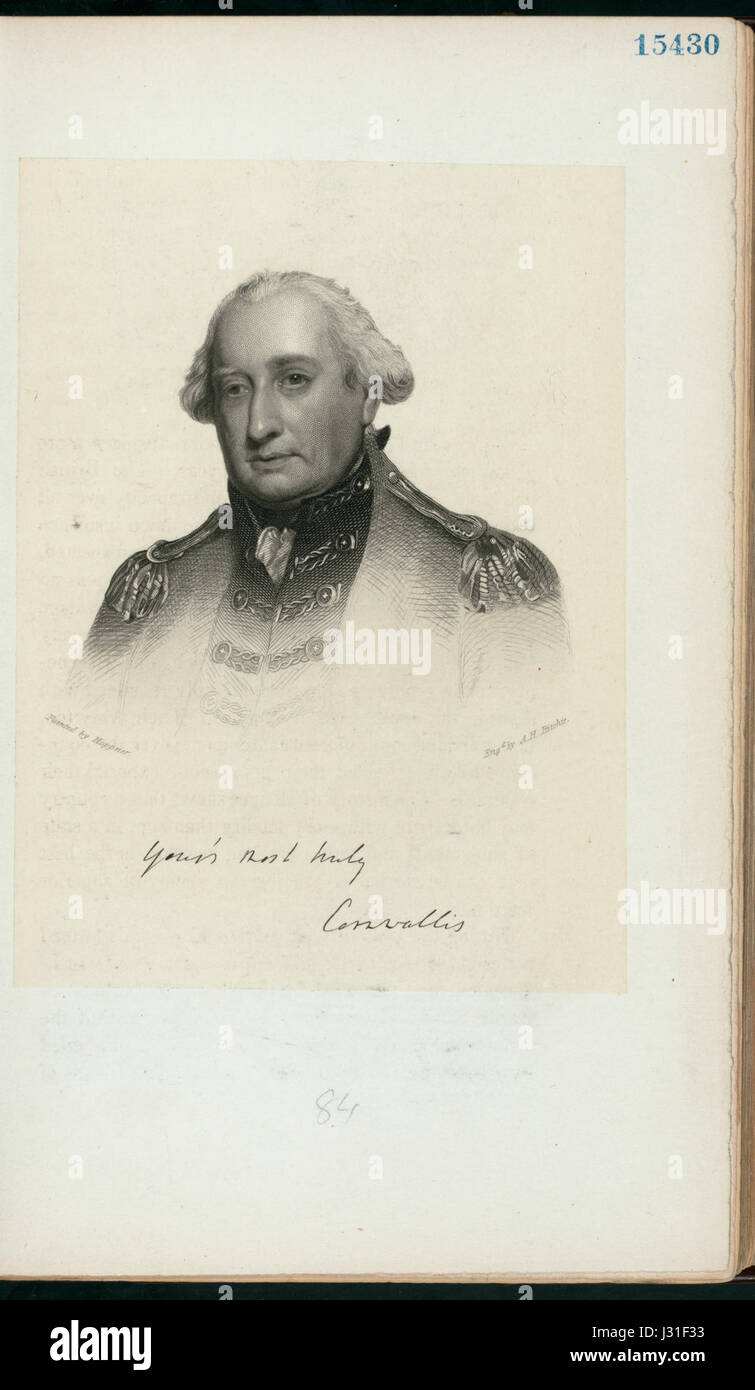 Noble charles marquis cornwallis hi-res stock photography and images ...