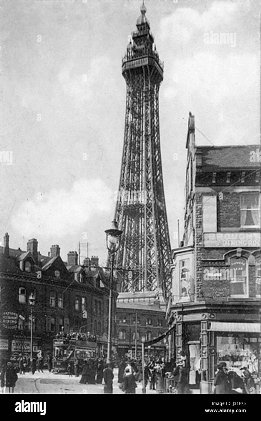 Old blackpool tower history hi-res stock photography and images - Alamy