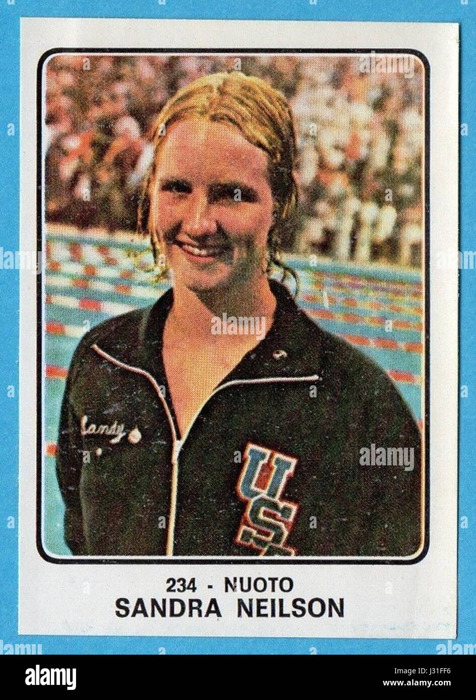 This image of Sandy Neilson from around 1972 captures a moment in time ...