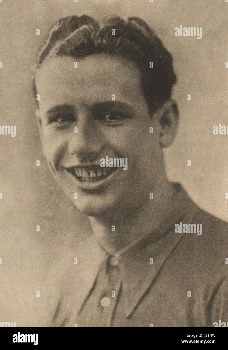 A portrait by Aldo Bini, created circa 1937, showcasing his skill in ...