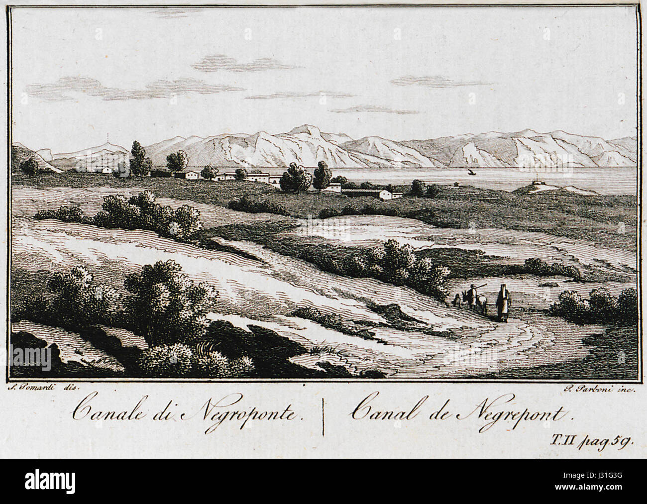 The 'Canale di Negroponte' is a historical canal painting created by ...