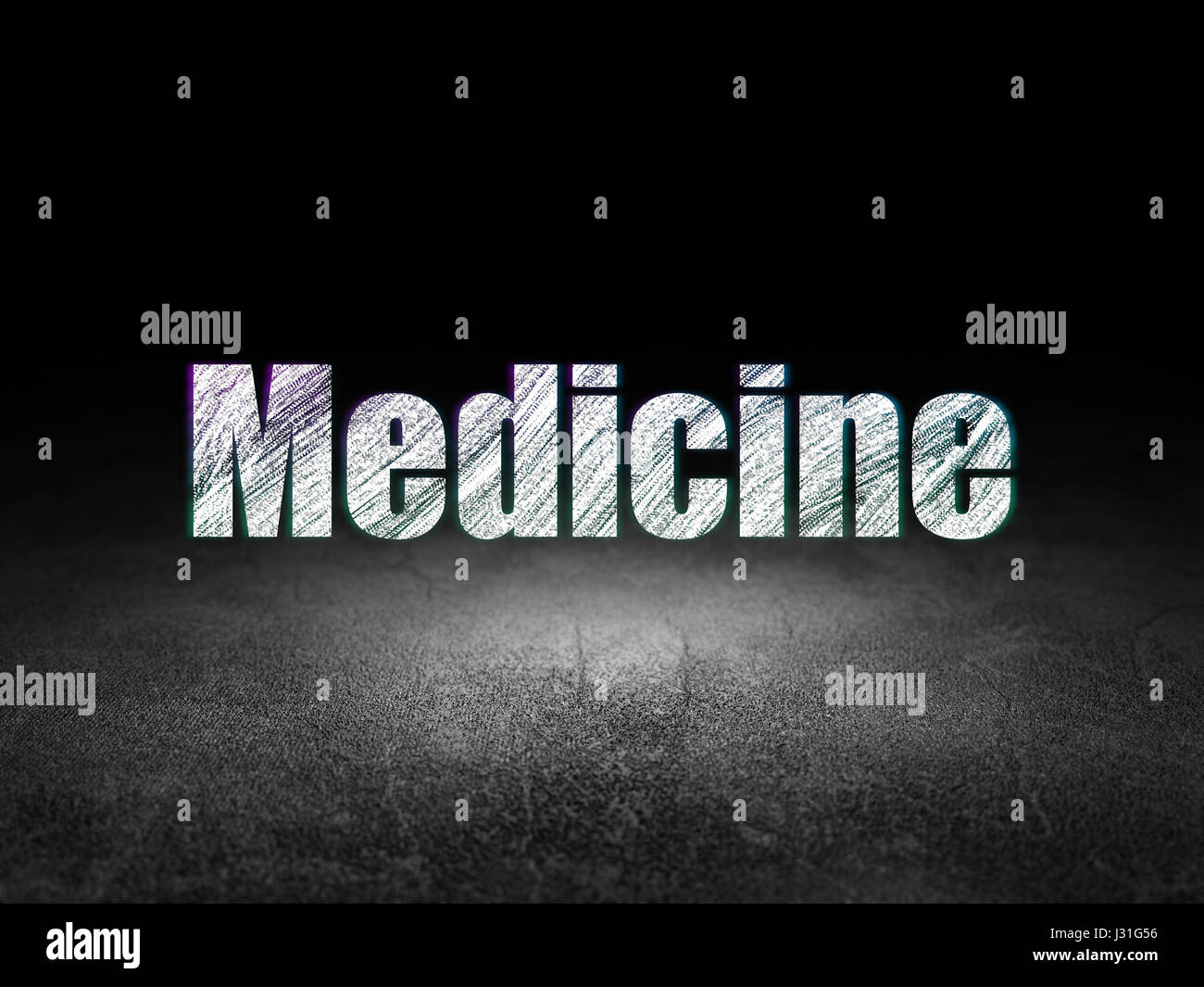 Health concept: Medicine in grunge dark room Stock Photo - Alamy