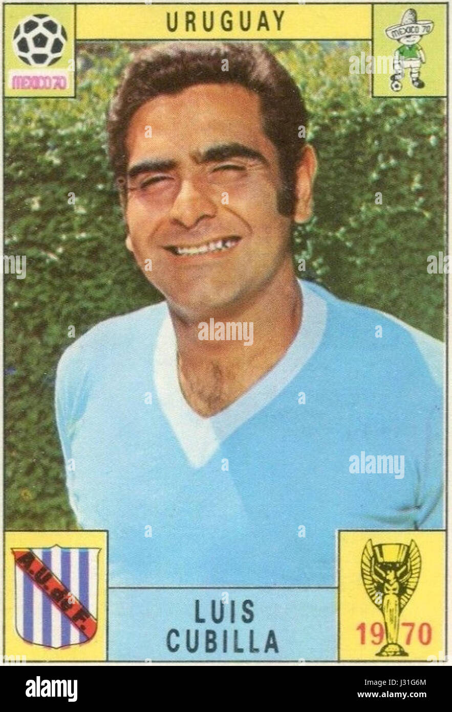 Luis Cubilla 1970 Stock Photo - Alamy