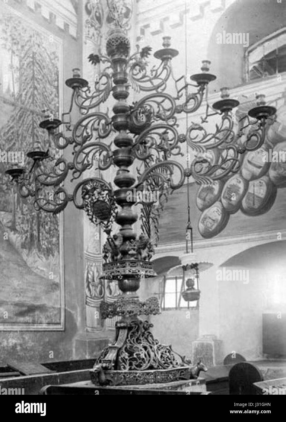 Interior old synagogue photo hi-res stock photography and images - Alamy