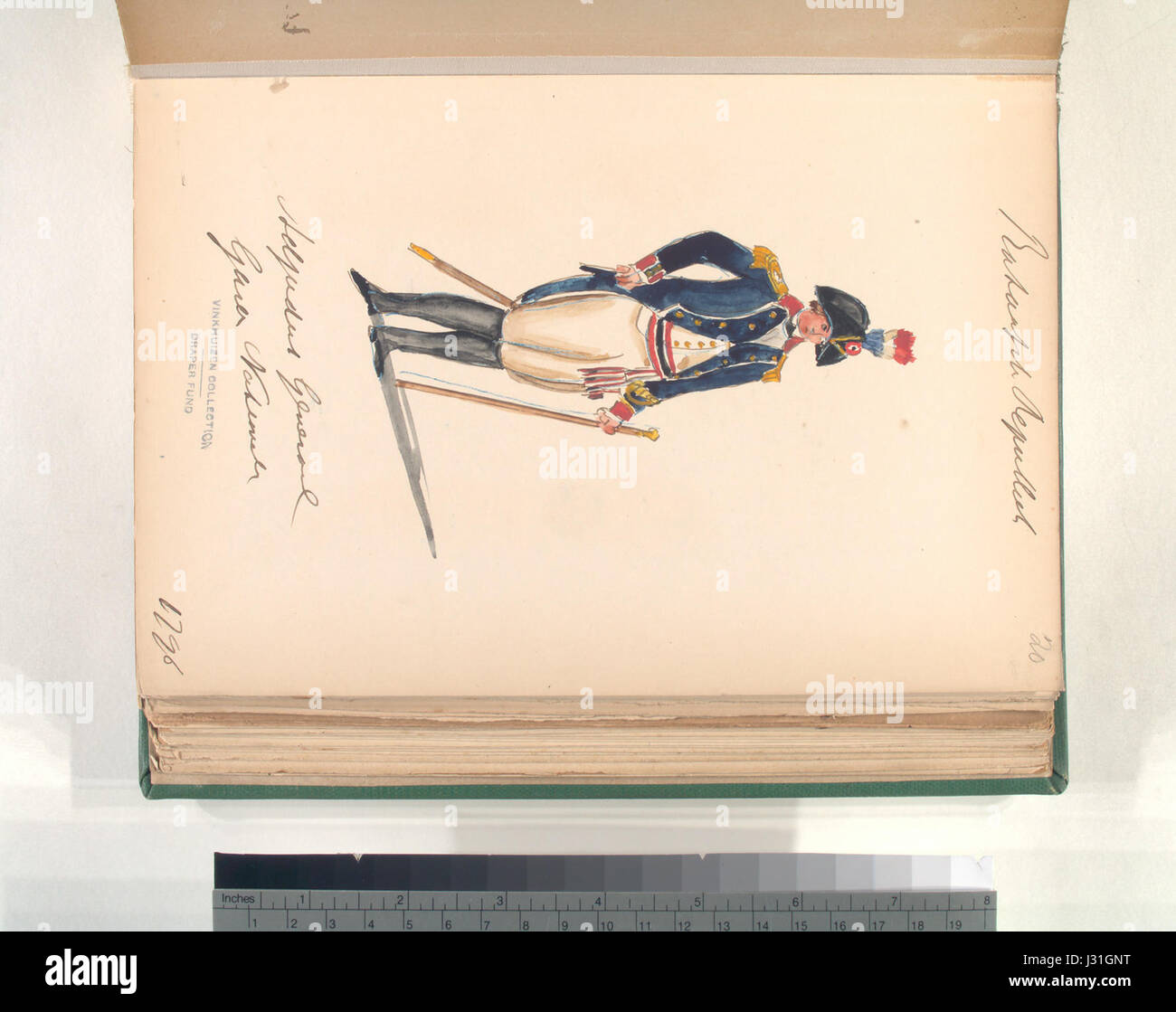 This print depicts the Adjutant General of the National Guard of the ...