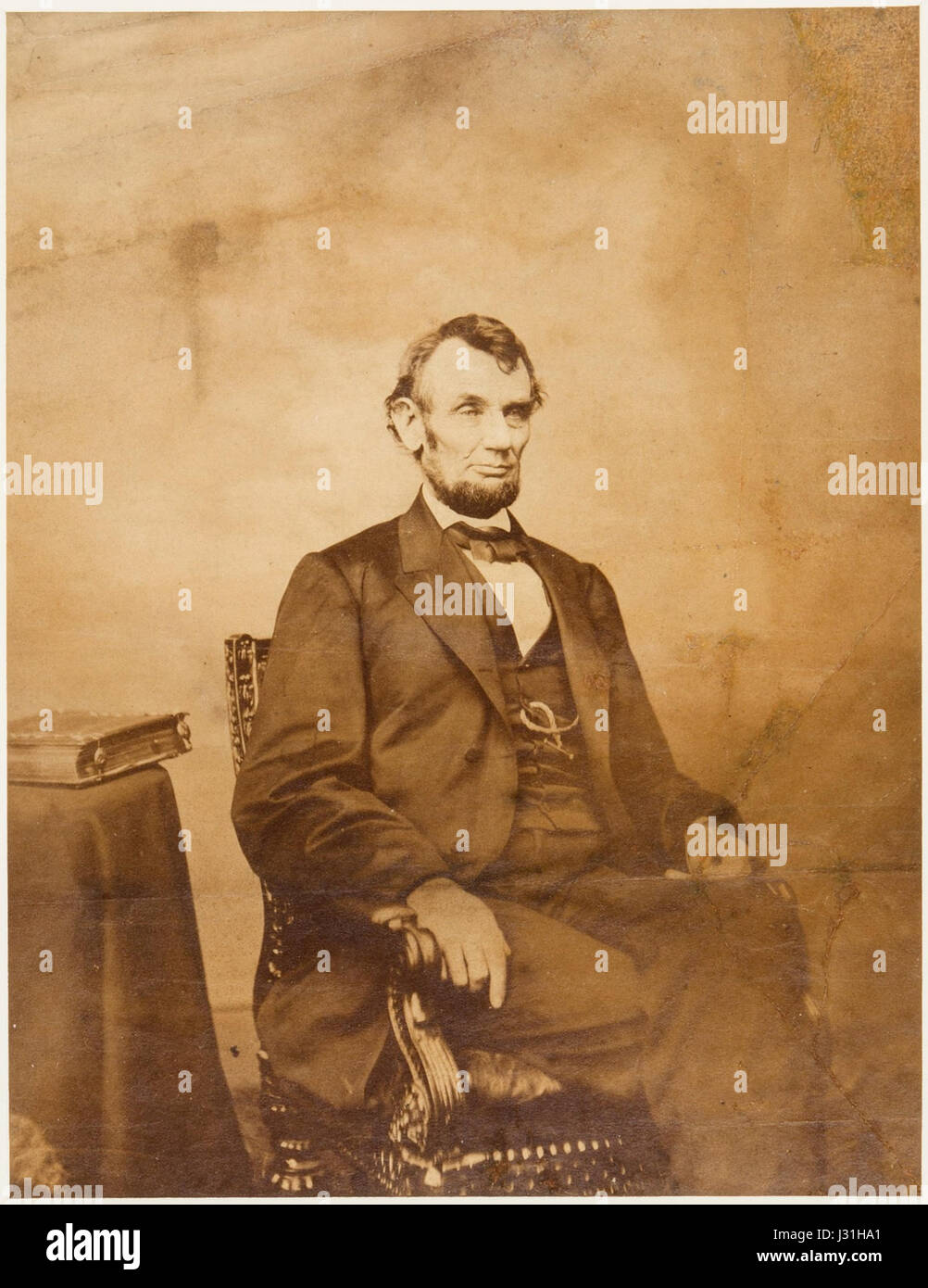 The 'Abraham Lincoln O-92 Imperial Albumen by Brady' from 1864 is a ...
