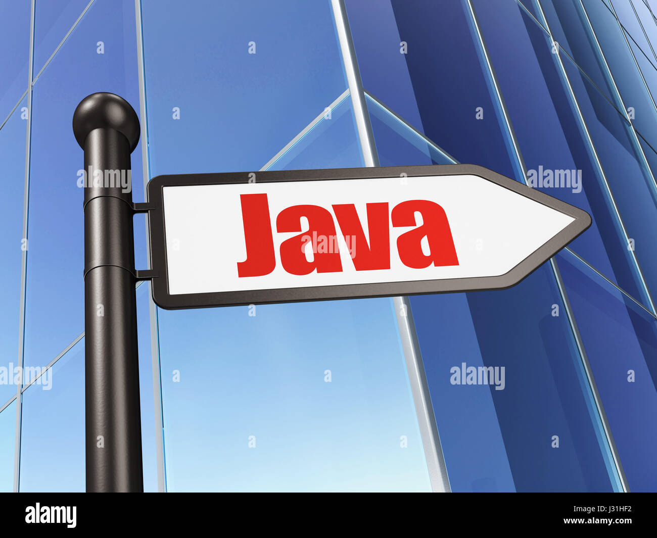 Programming concept: sign Java on Building background Stock Photo - Alamy