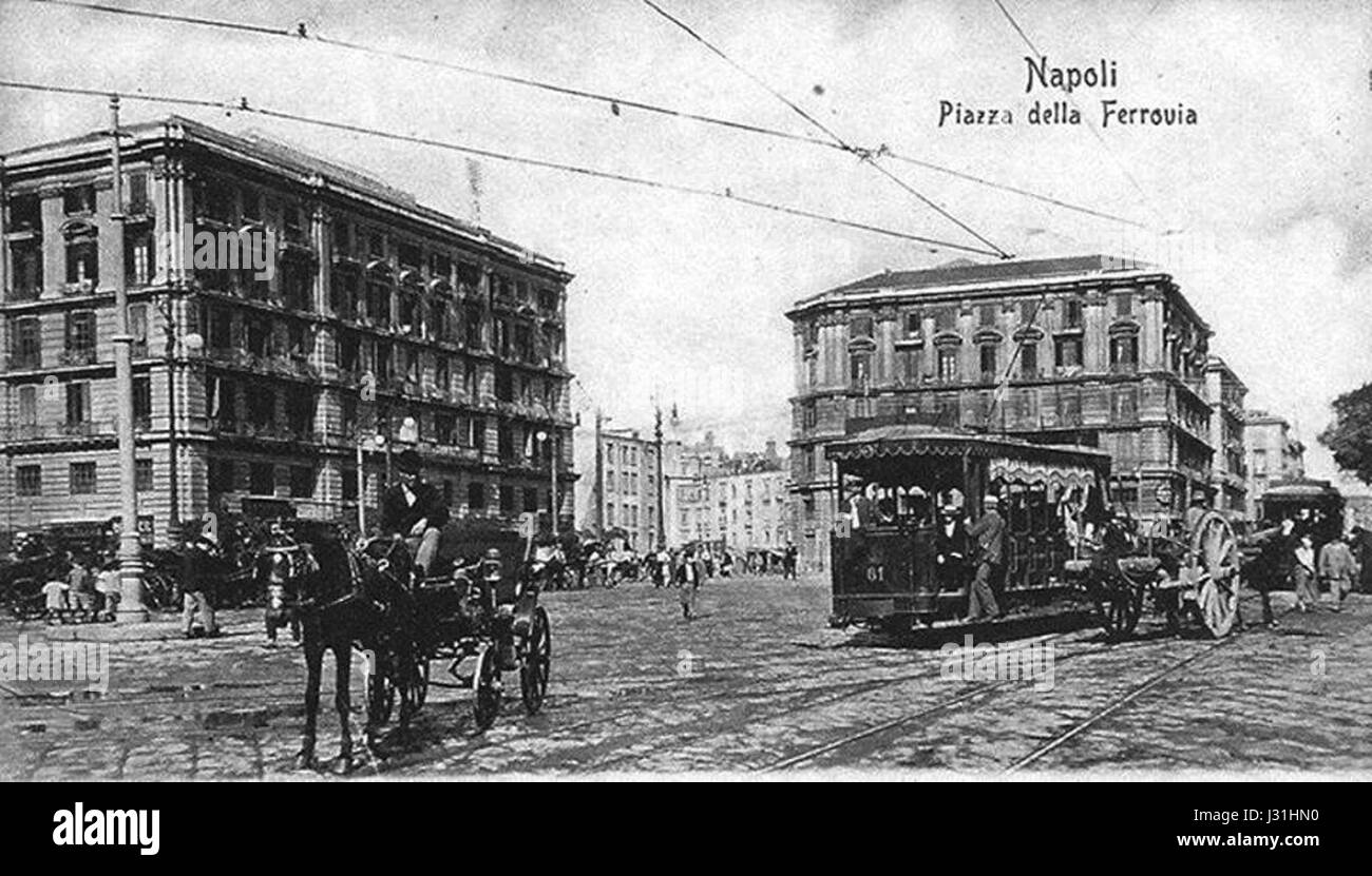 Napoli, Piazza Garibaldi 3 Stock Photo - Alamy