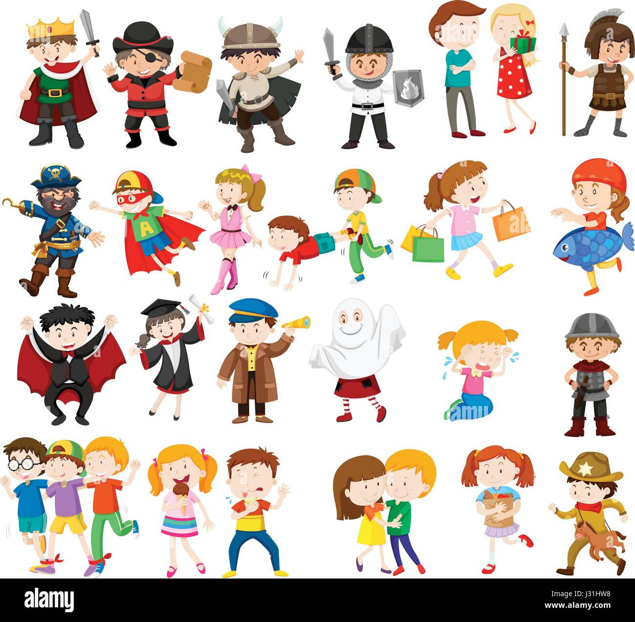Series outfits Stock Vector Images - Alamy