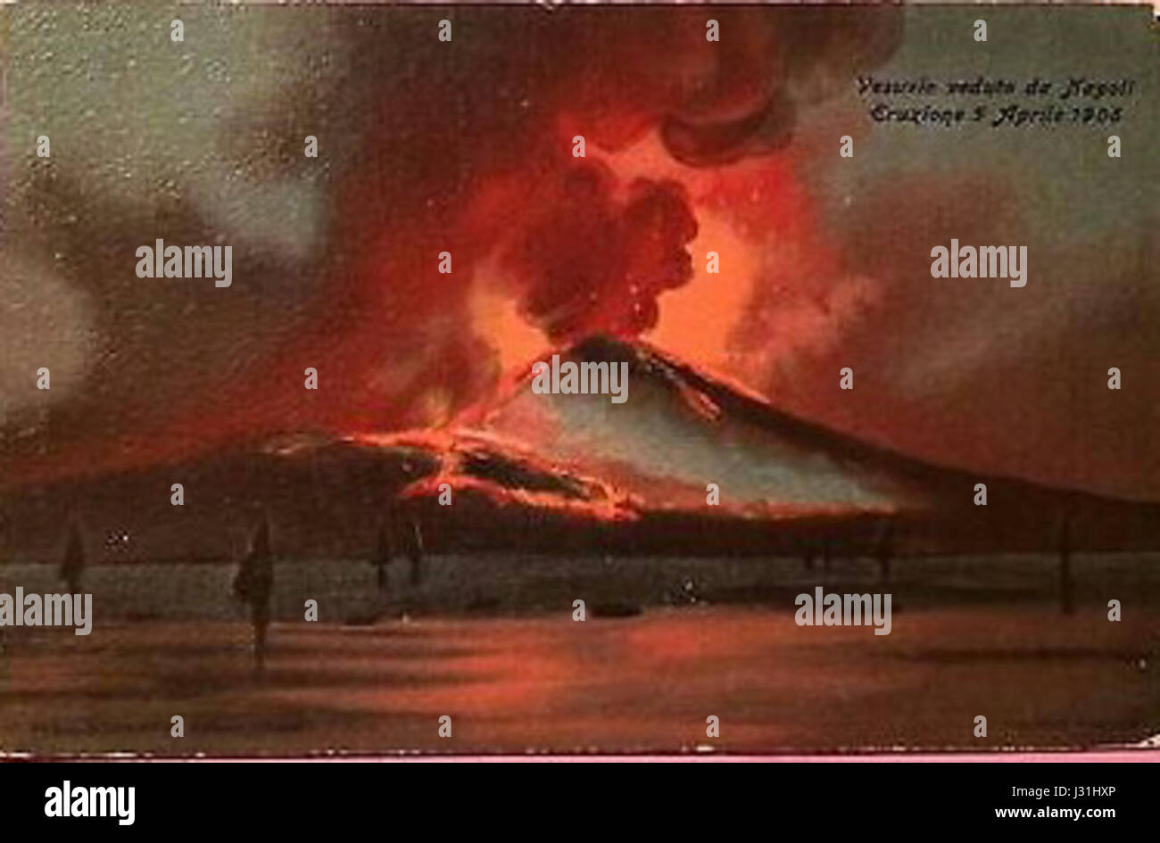 Eruption of vesuvius 1906 hi-res stock photography and images - Alamy
