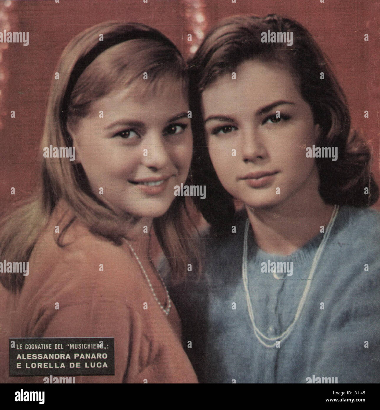 Alessandra Panaro and Lorella De Luca Stock Photo - Alamy