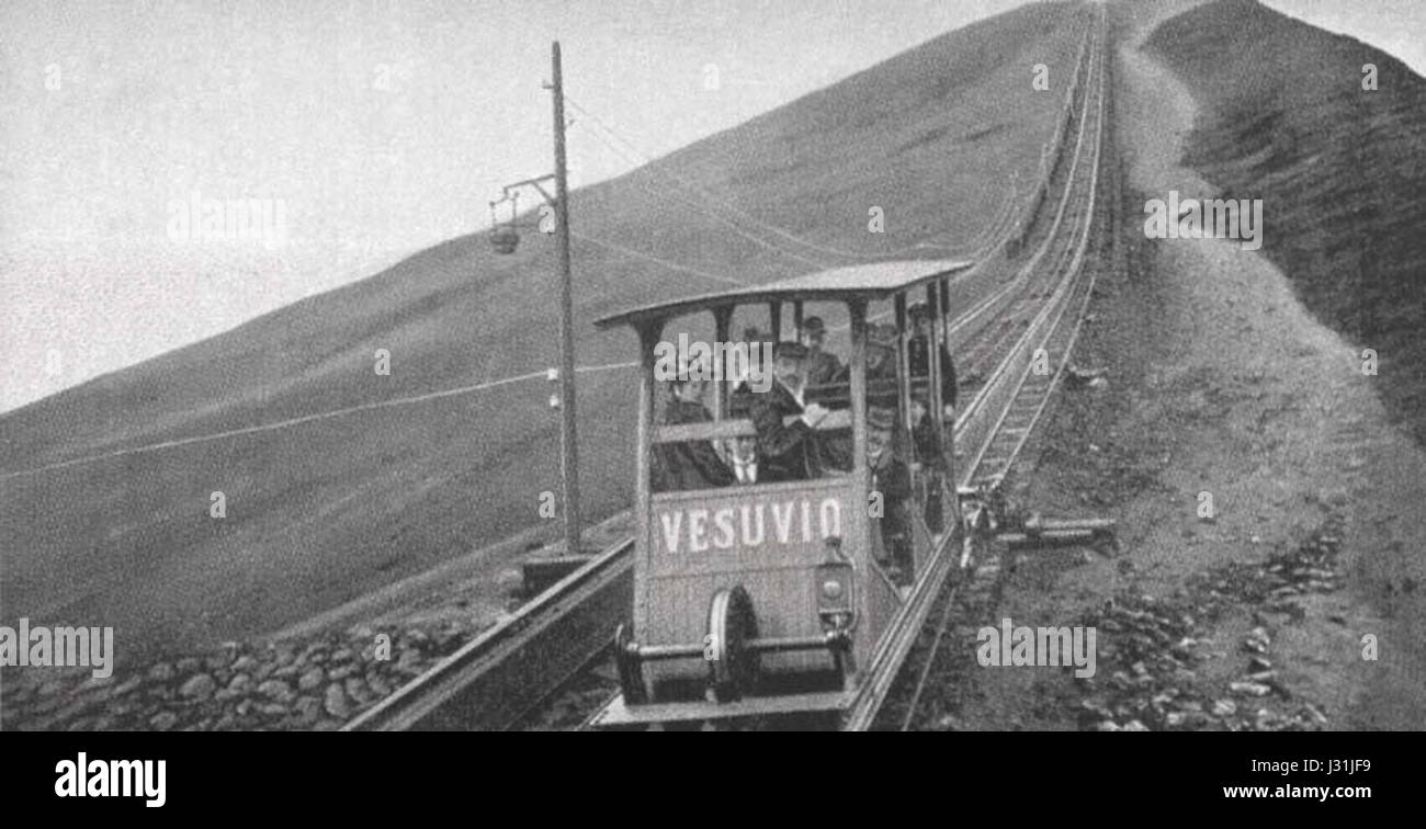 The Vesuvio funicular is a cable car system that transports visitors to ...