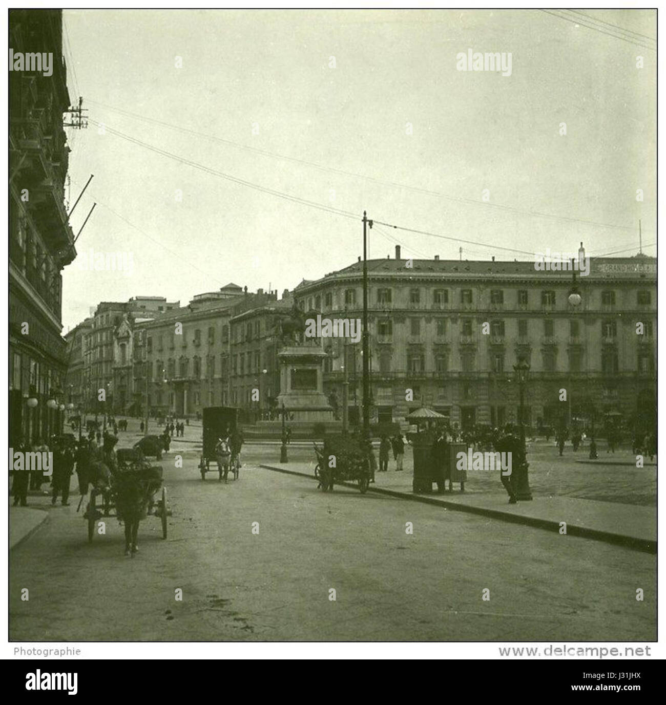 An image of Piazza Municipio and Via Medina in Naples, Italy ...