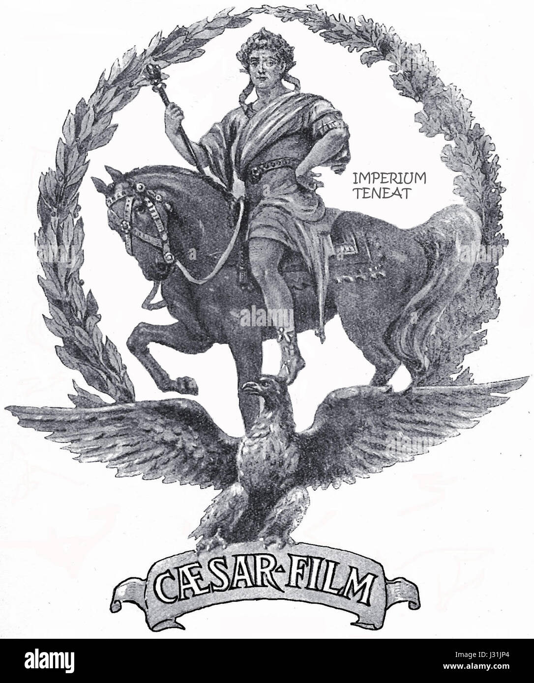 Caesar film logo 1915 Stock Photo - Alamy