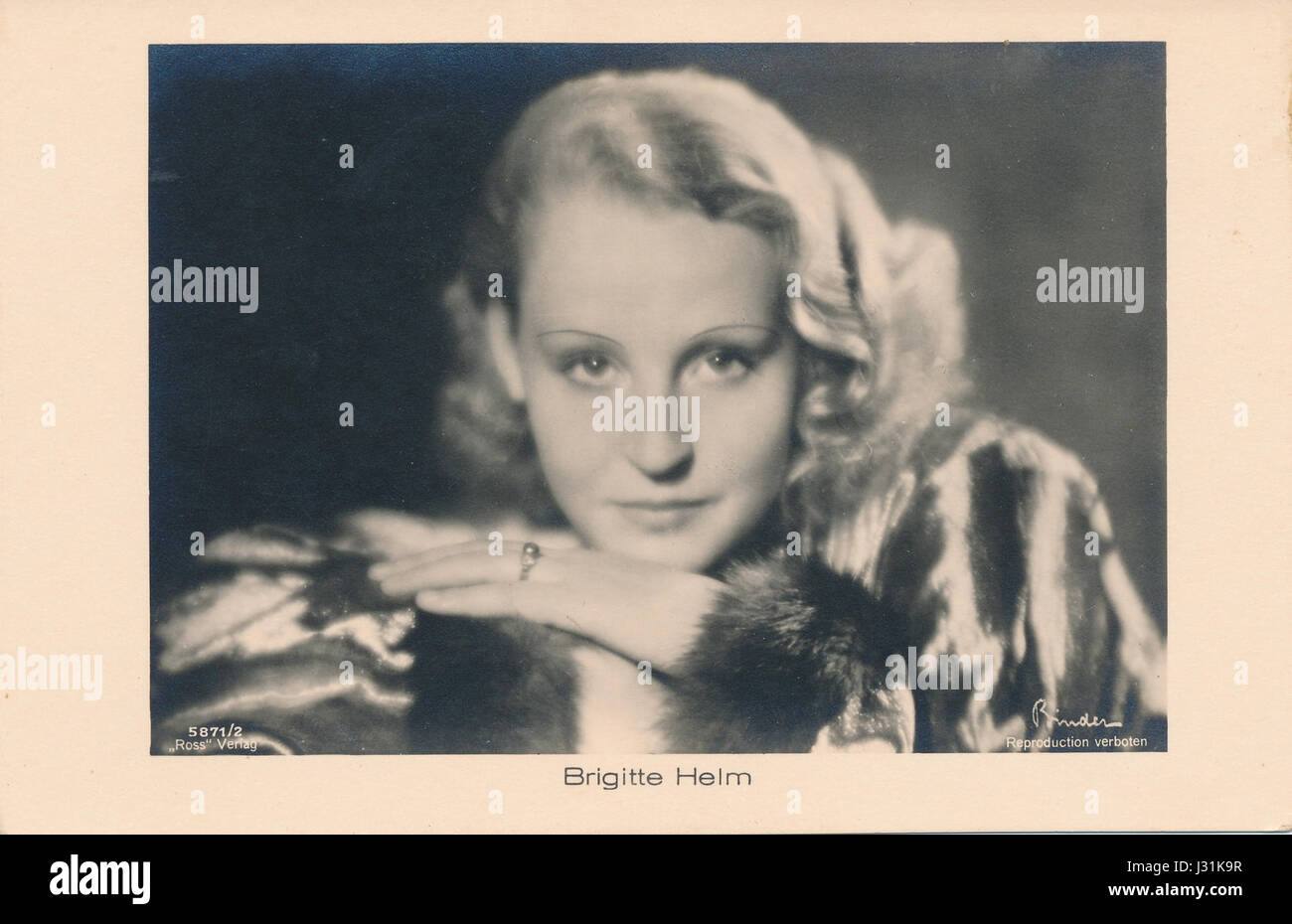 Portrait german actress 1930 hi-res stock photography and images - Alamy