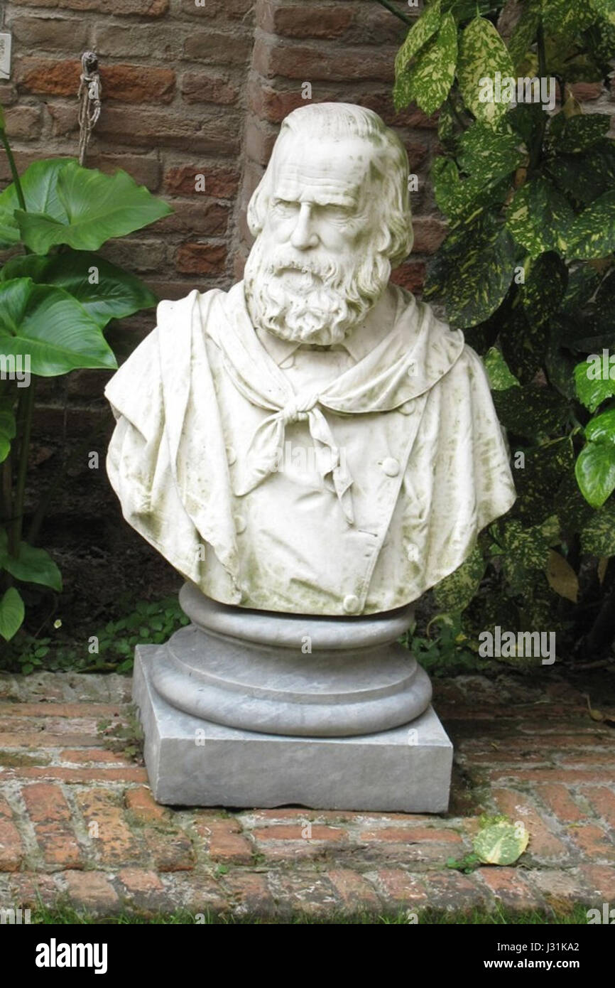 The Busto di Garibaldi is a bust sculpture representing Giuseppe ...